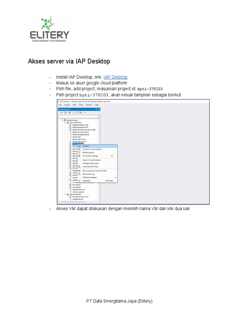 Tutorial Akses Remote Server | PDF