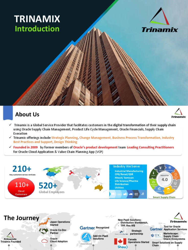 About Trinamix & Placement Details | PDF | Oracle Corporation | Supply Chain