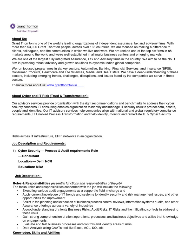 Campus - JD - Grant Thornton | PDF | Computer Security | Security