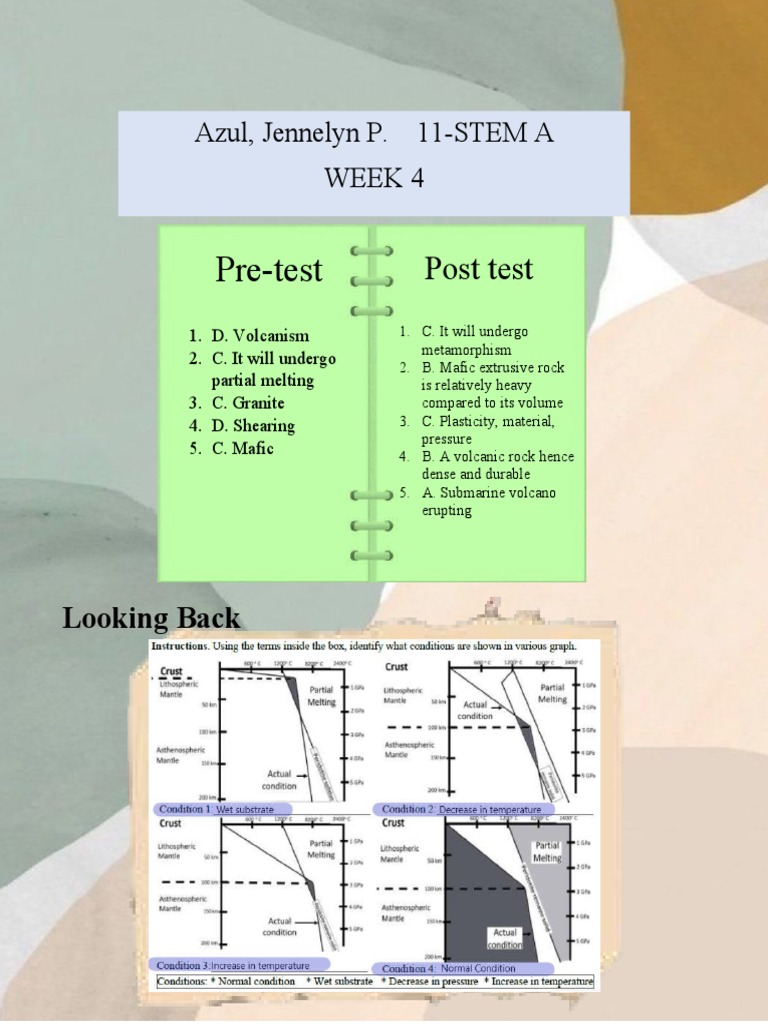 ELS Week 4 | PDF | Rock (Geology) | Magma