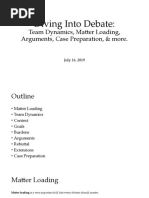 Proposition and Opposition Debate Guide | PDF | Argument | Epistemology