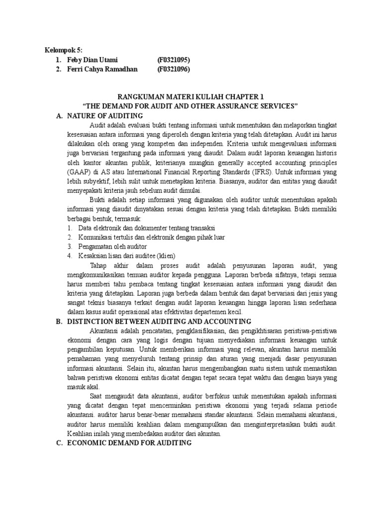 Kelompok 5 - RMK Chapter 1 | PDF | Bisnis | Komputer