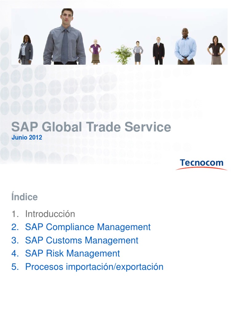 Sap GTS Sap GTS | PDF | Logística | Planificación de recursos empresariales