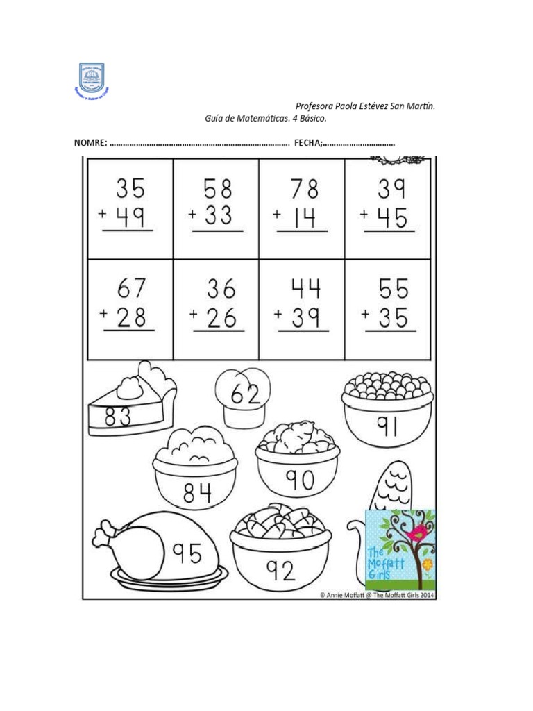 Matematica Guia Abril. | PDF