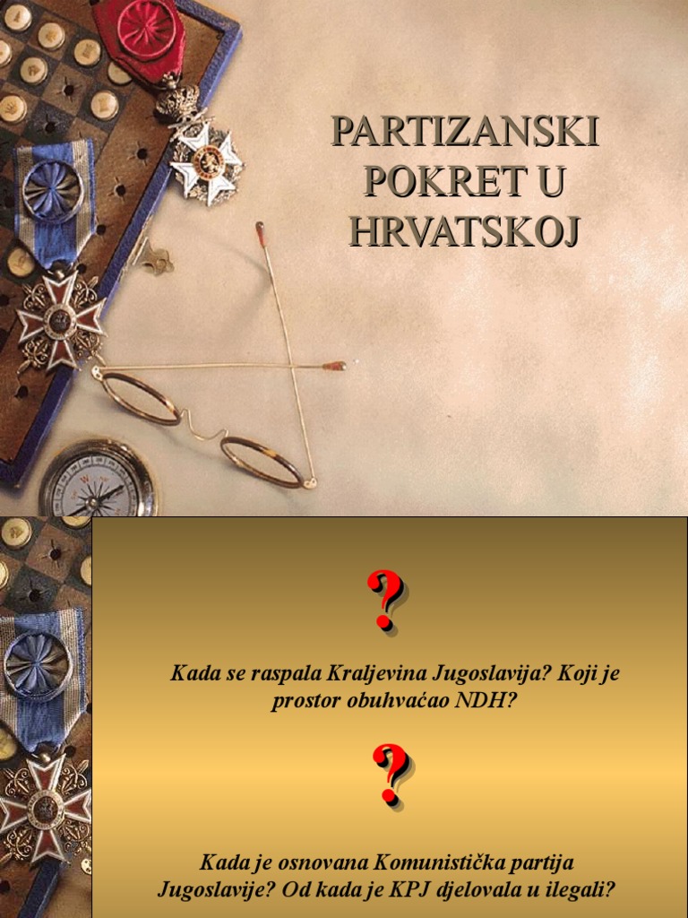 Partizanski Pokret U Hrvatskoj | PDF