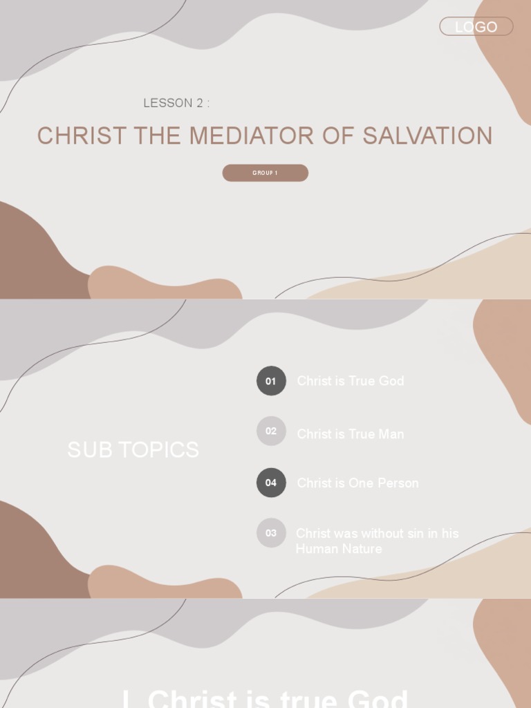 Christ the Mediator of Salvation: An In-Depth Examination of How Jesus ...