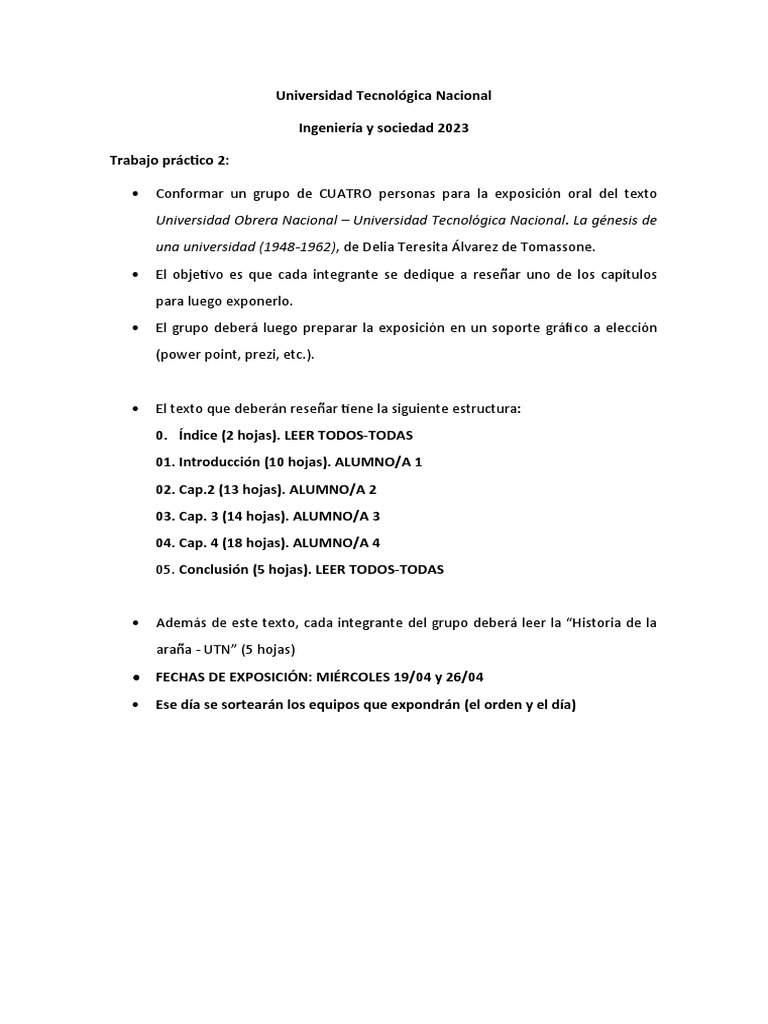 TP 2 - Reseña Oral | PDF