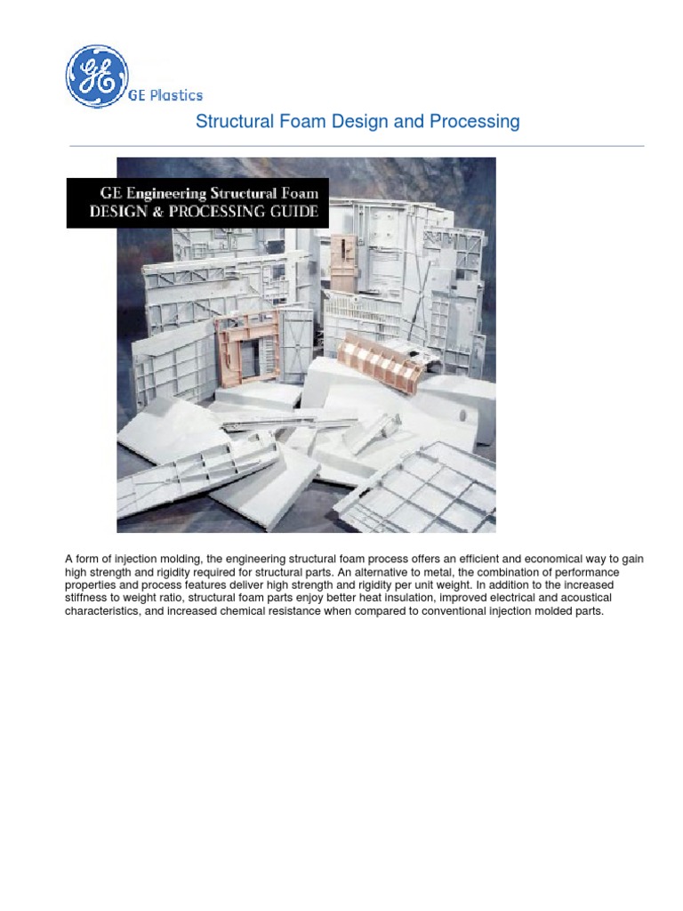 GE Structural Foam Design Processing Guide | PDF | Bending | Creep ...