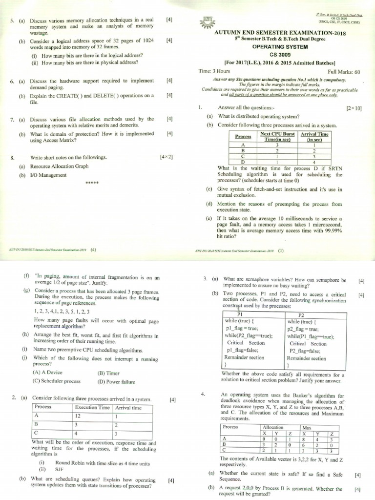 CS 3009 (CS End Reg) | PDF