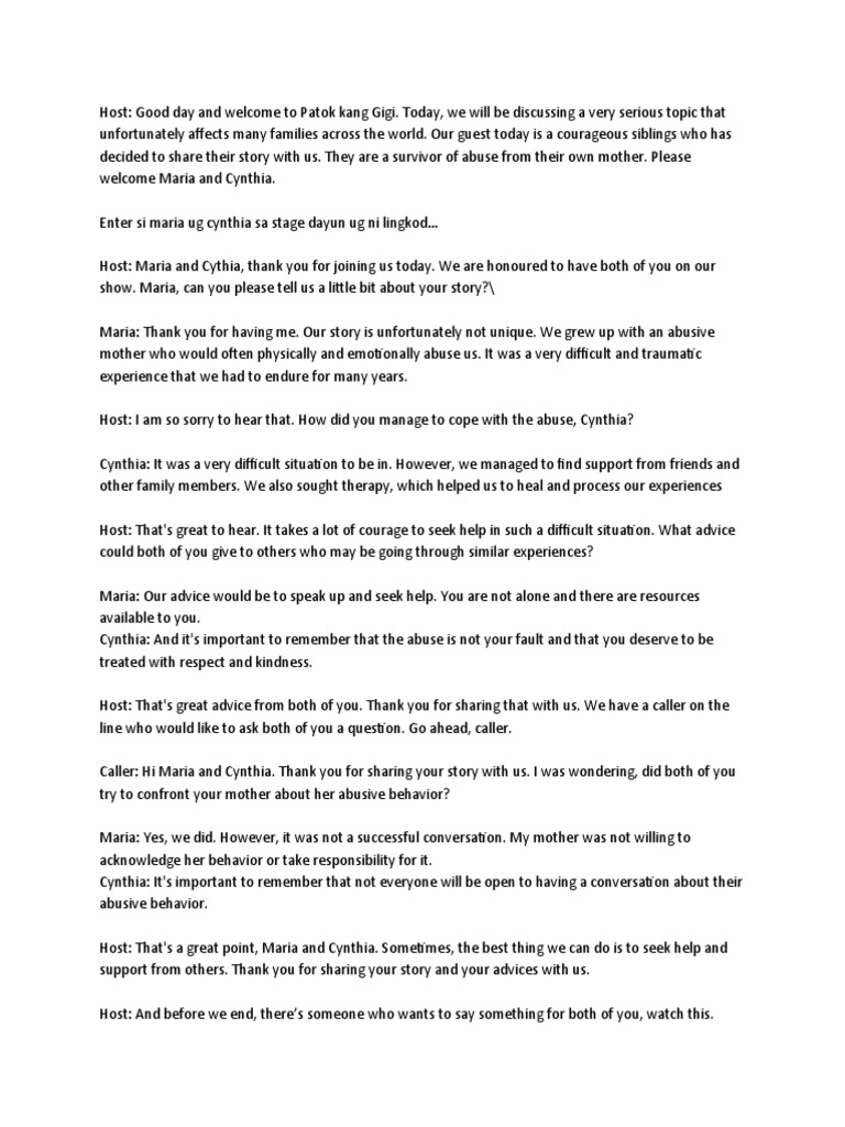 Script (Violence) | PDF | Psychology