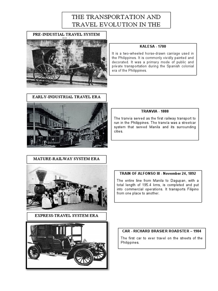 The Transportation and Travel Evolution in The: Pre-Industial Travel ...