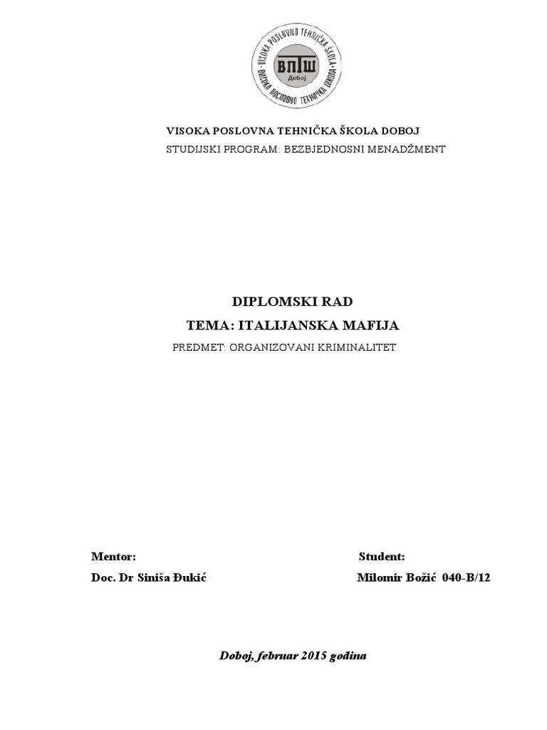 DIPLOMSKI RAD (Repaired) | PDF