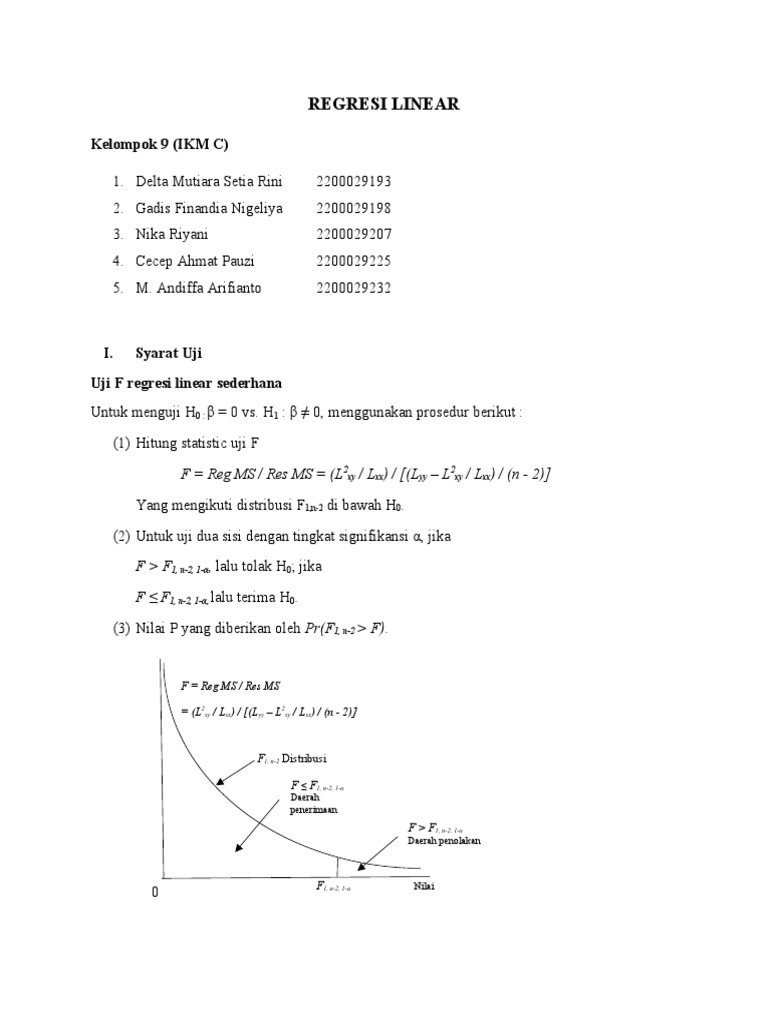 Regresi Linear 2 | PDF