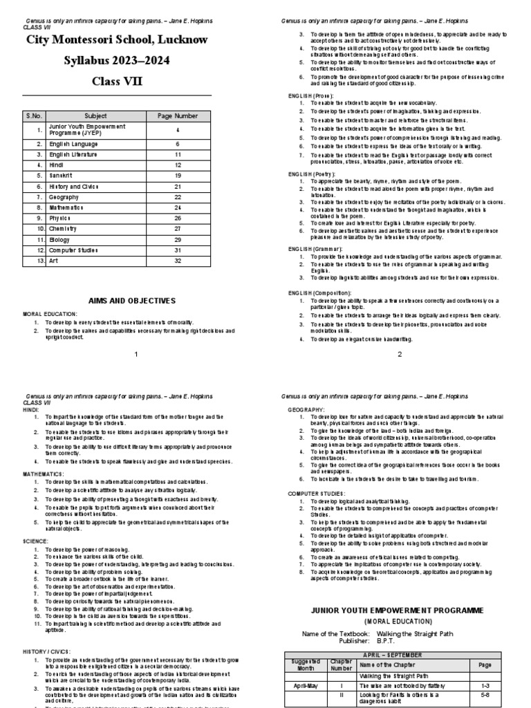 Class 7 | PDF | English Language | Aesthetics