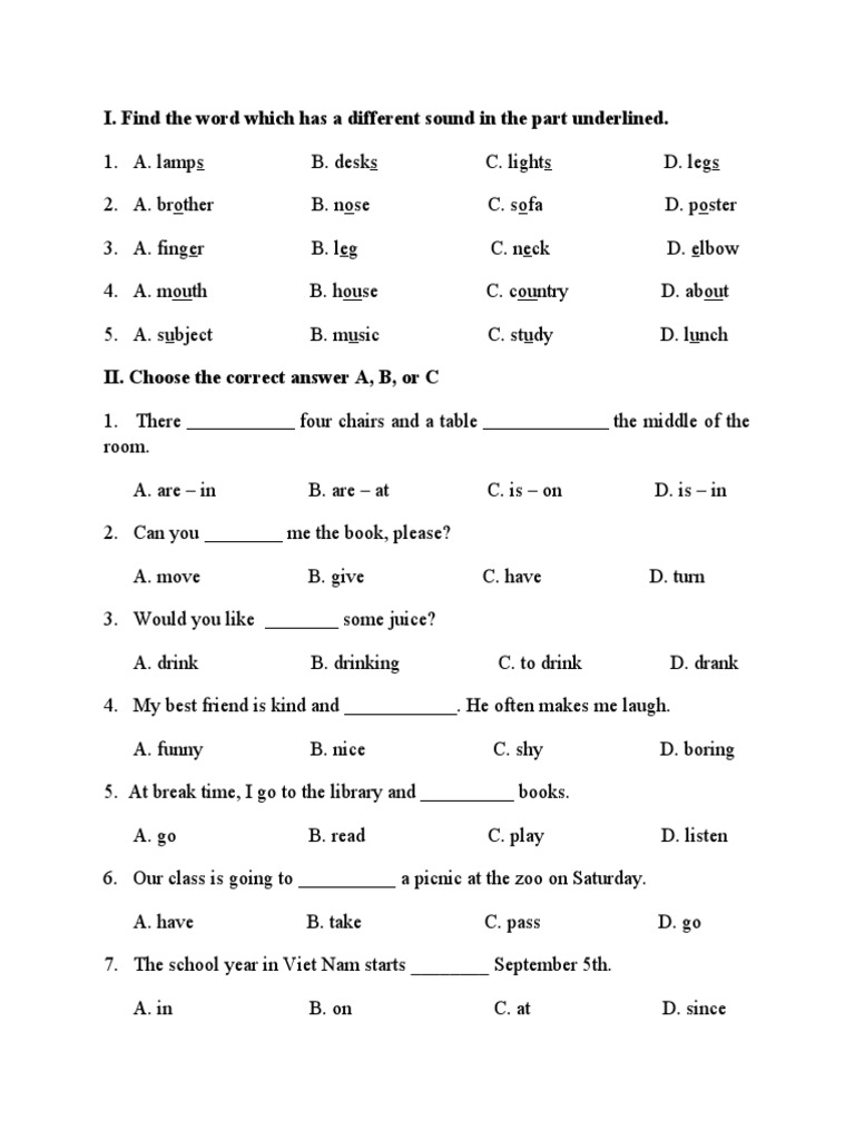 English For Kids | PDF