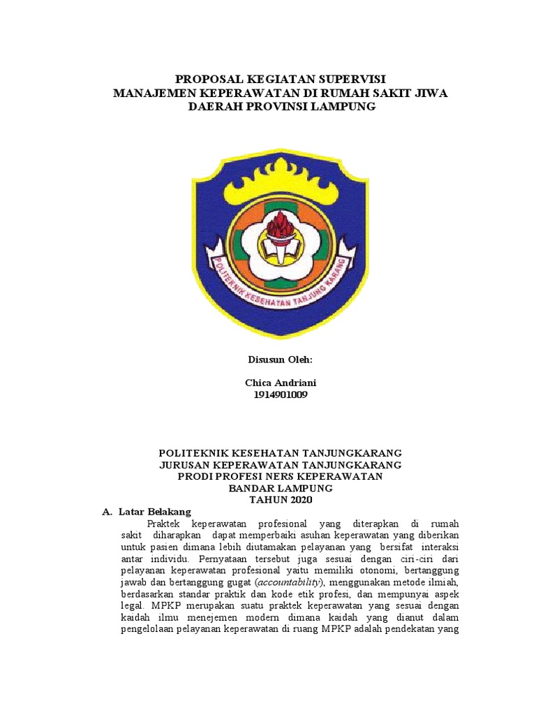 Proposal Kegiatan Supervisi Karu | PDF | Komputer