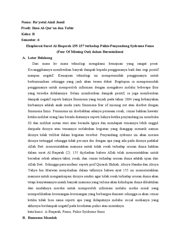 Bismillah Pengajuan Judul Emil | PDF | Pengembangan Diri | Sains & Matematika