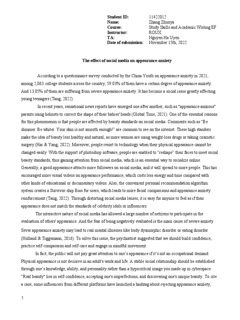 Opinion Essay | PDF | Social Media | Popular Culture & Media Studies