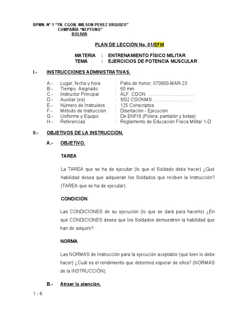 Formato Plan de Leccion | PDF