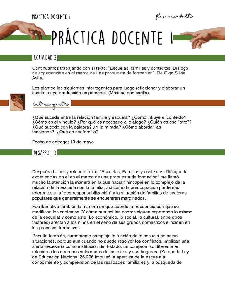 Practica Docente I | PDF