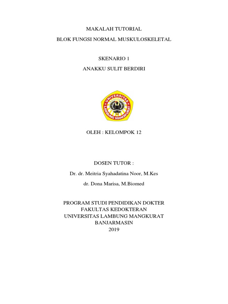Makalah Tutorial Kelompok 12 | PDF