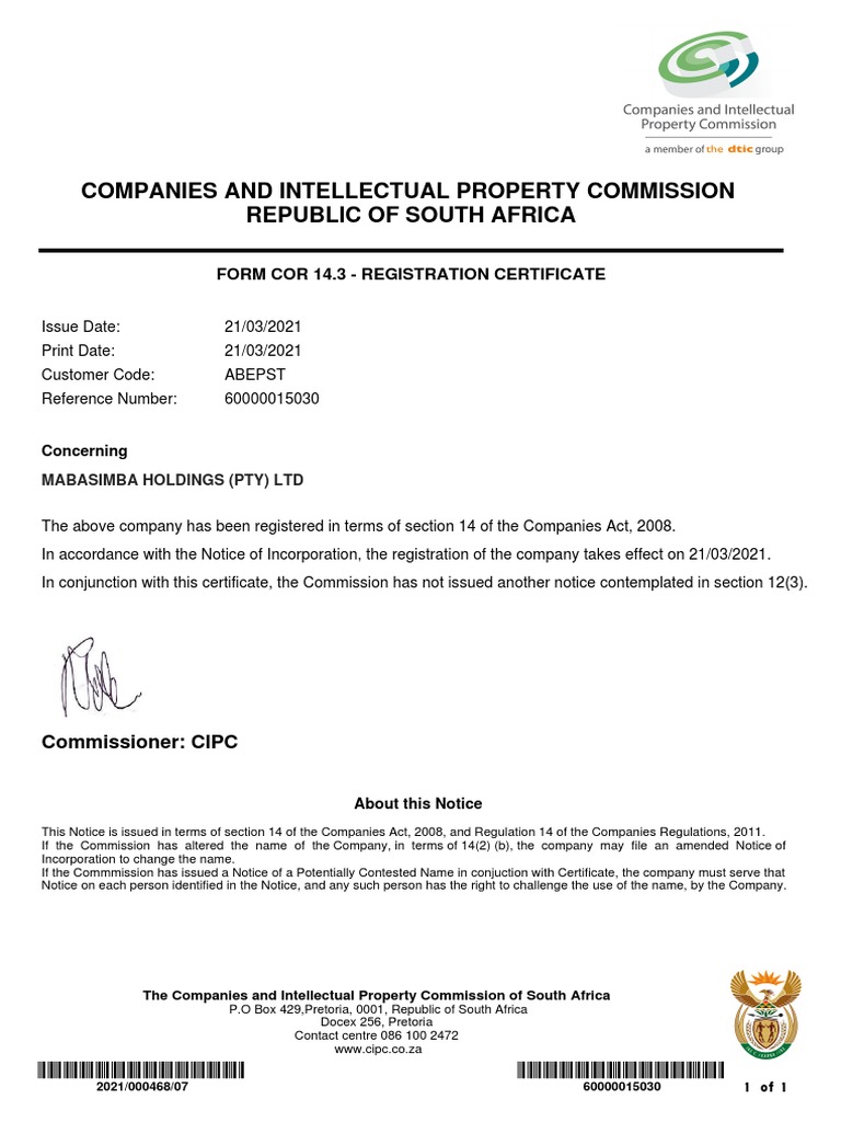 CoR 14.3 - 60000015030 | PDF