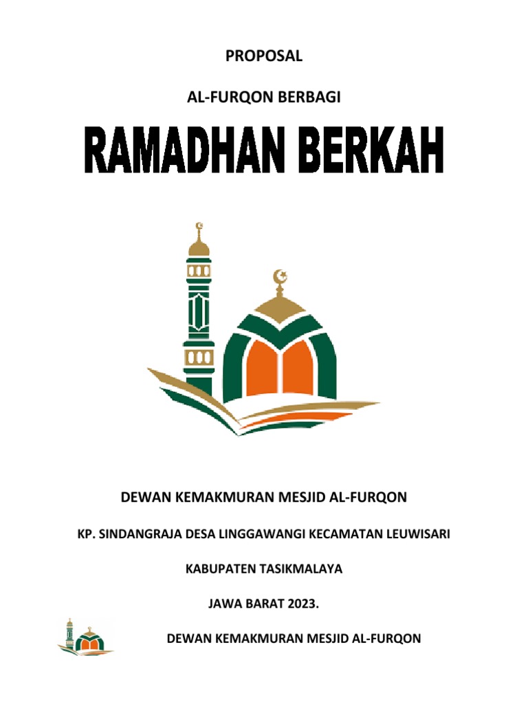 Proposal Bantuan Dana Ramadhan | PDF