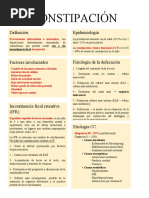 Manejo de Coprostasis en Pediatría Completa | PDF | Recto | Diarrea