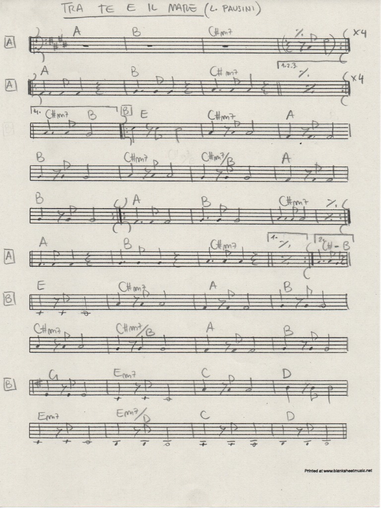 Tra Te e Il Mare | PDF