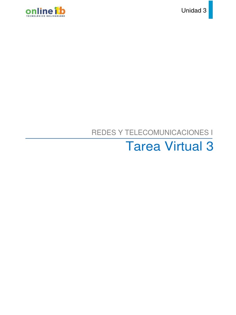 Tarea Virtual 3 | PDF | Dirección IP | Internet