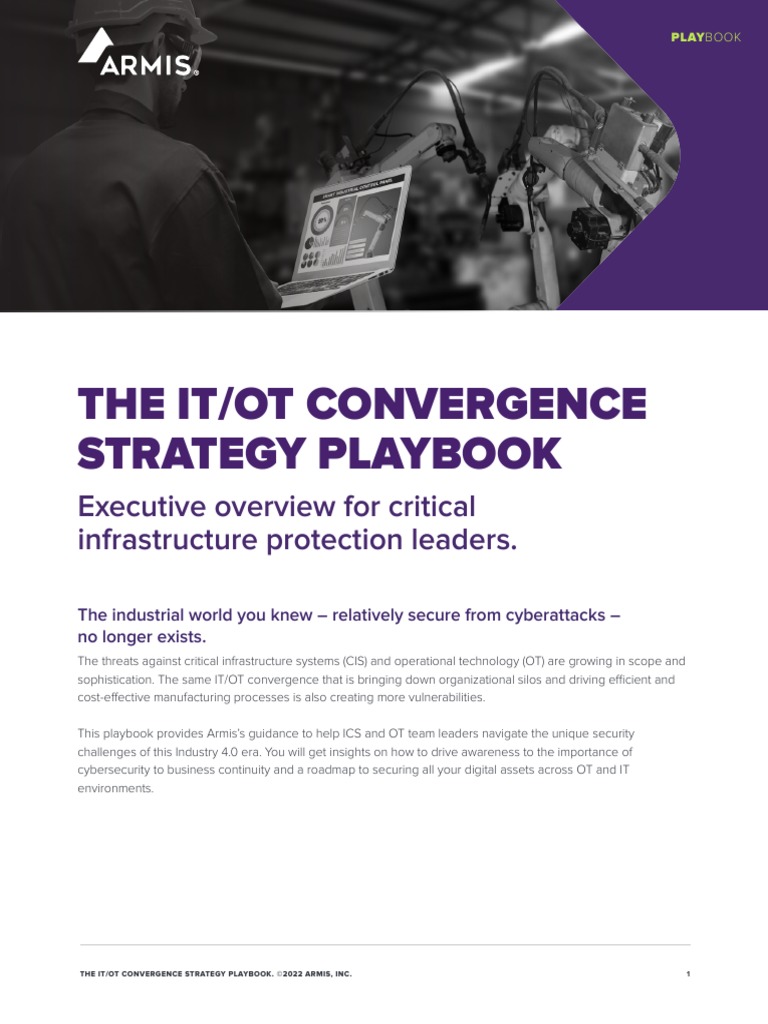 Armis - IT-OT Playbook (Letter, English) | PDF | Computer Security | Security