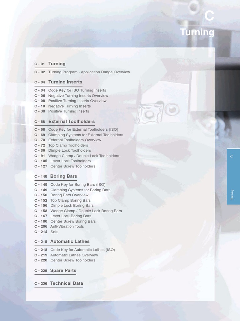 Turning | PDF | Engineering Tolerance | Equipment