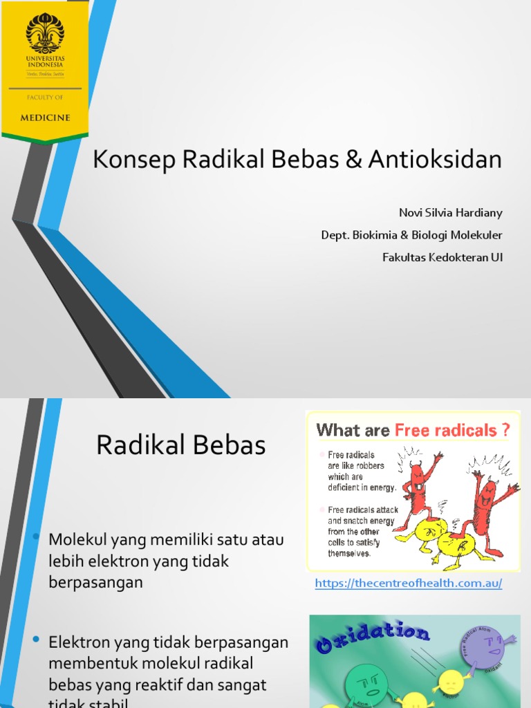 Radikal Bebas & Antioksidan | PDF | Kesehatan Holistik | Sains & Matematika