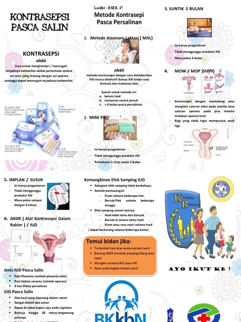 Leaflet KB Pasca Persalinan N0.47 | PDF