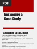 How To Answer Case Study Questions and Long Application Questions | PDF | Question | Critical ...