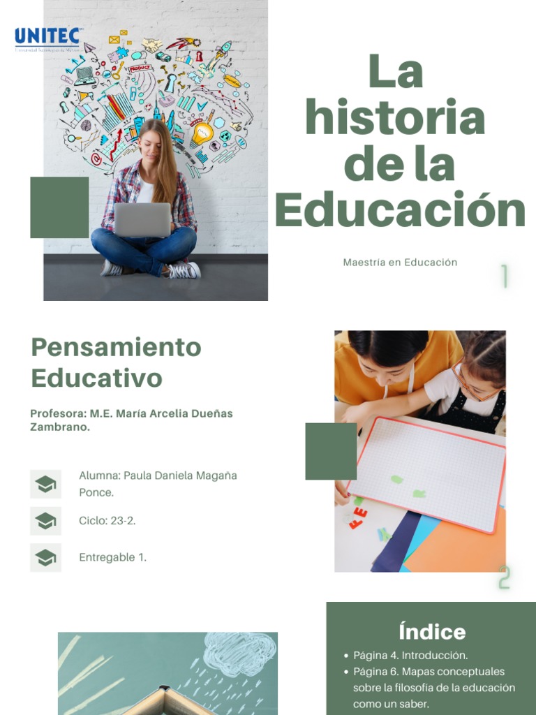 La Historia De La Educación Pdf Evolución Enseñando 8408