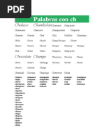 Lista de palabras con "sc" | PDF