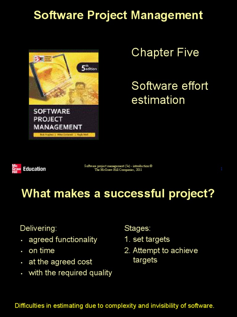 Ch05 Software Effort Estimation | PDF | Top Down And Bottom Up Design ...