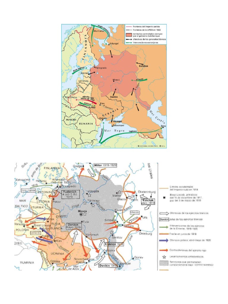Mapas Revolucion Rusa PDF | PDF