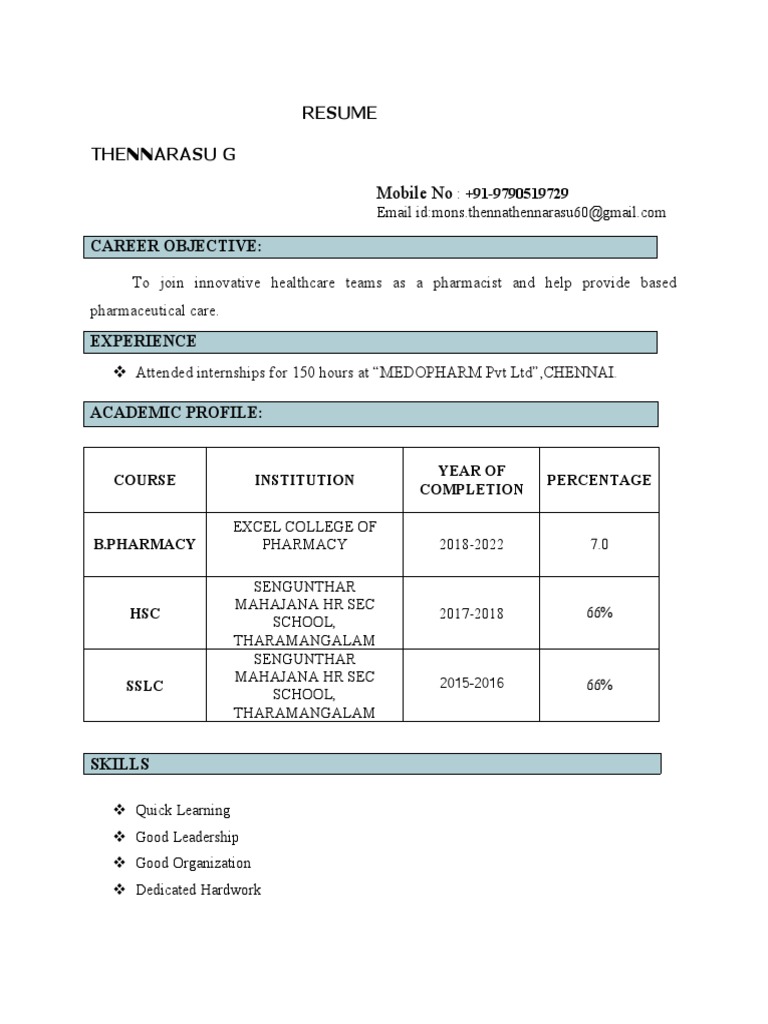 THENNARASU | PDF | Pharmacy | Health Care
