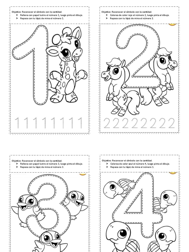 Números Del 0 Al 10 | PDF