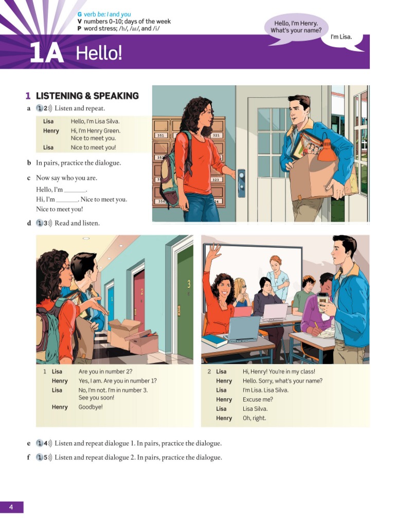 1A.1 - Hello | PDF