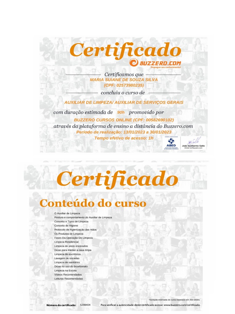Certificados Concurso | PDF