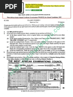 WAEC Civic Education Past Questions PDF | PDF | Social Institutions ...