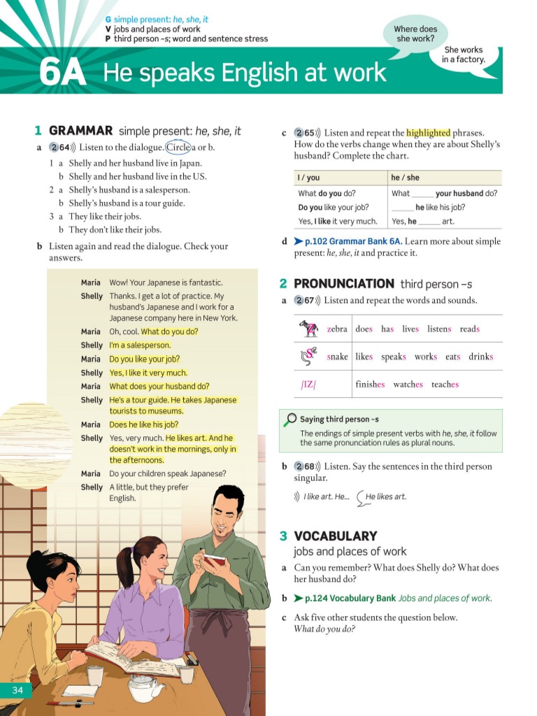 1-American English File Starter Book-37 | PDF