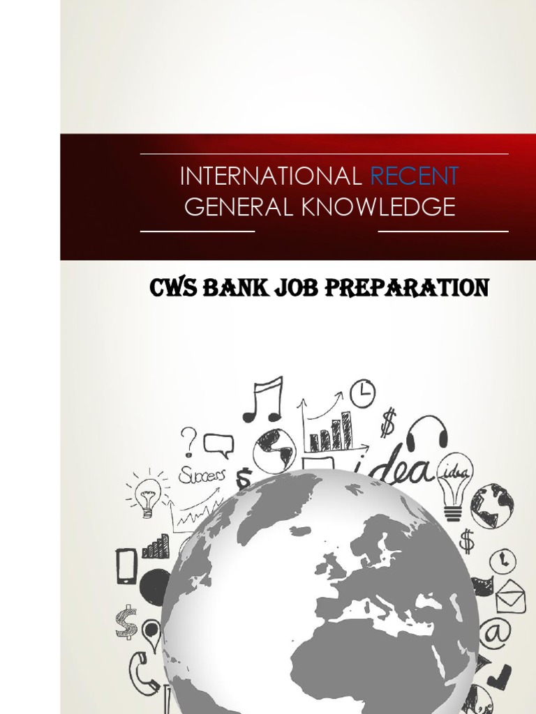 International General Knowledge: Cws Bank Job Preparation | PDF | Fifa ...