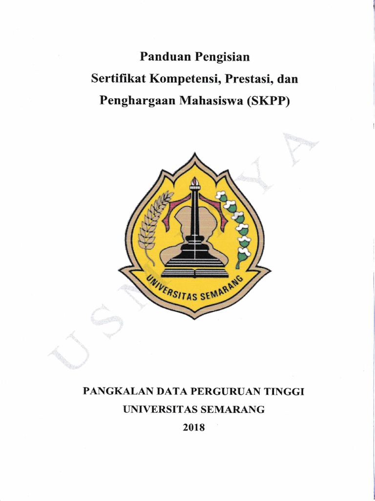 Panduan Pengisian SKPP Universitas Semarang | PDF