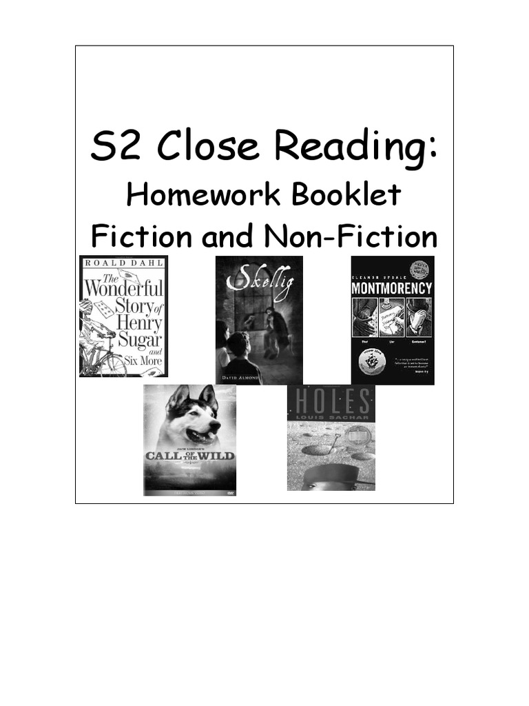 English S2 Homework Booklet Whole Booklet | PDF | Question | Punctuation