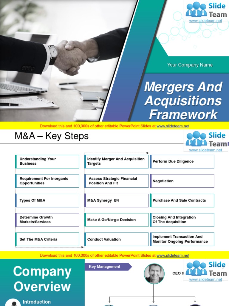 M&A Framework | PDF | Mergers And Acquisitions | Valuation (Finance)