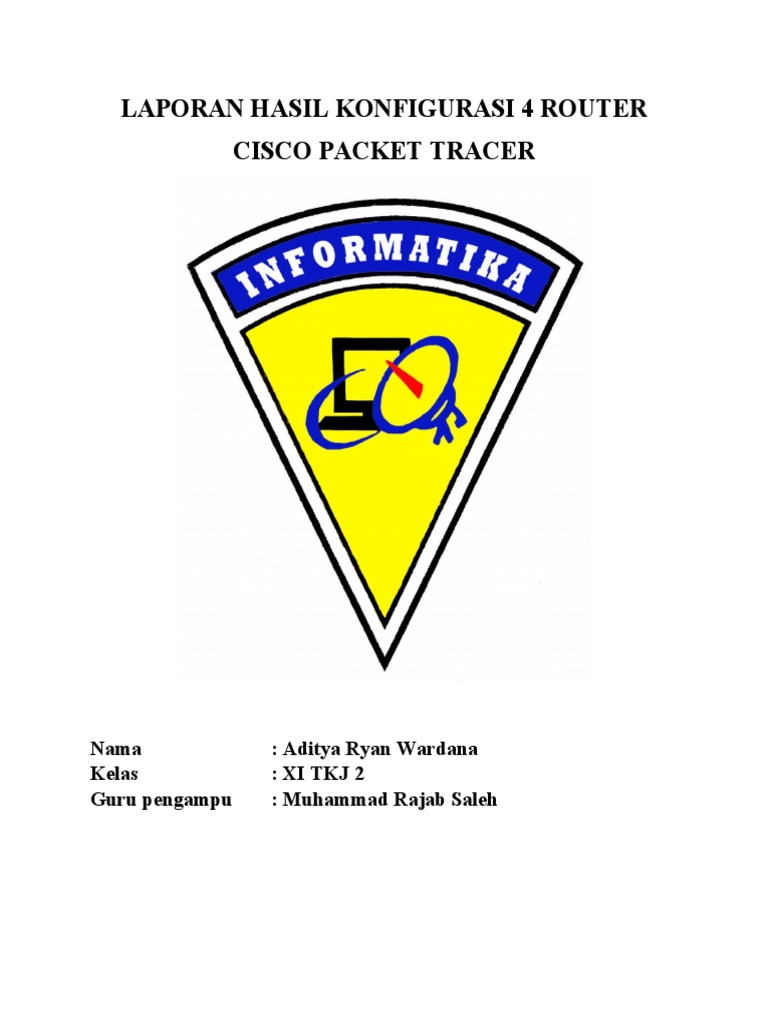 Konfigurasi Static Routing 4 Router | PDF | Komputer